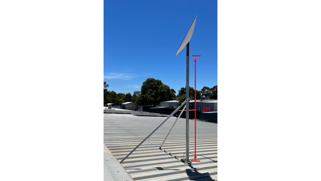 Starlink GEN 2 Heavy Duty Pole Mount - Total Antenna